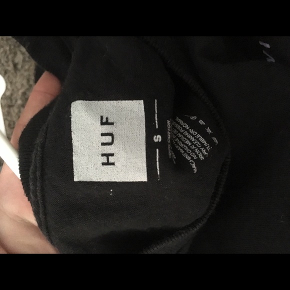 huff | Tops | Black Vintage Huff Worldwide Long Sleeve | Poshmark